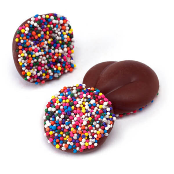 Milk Chocolate Drops with Rainbow Nonpareils – Madison K Cookies