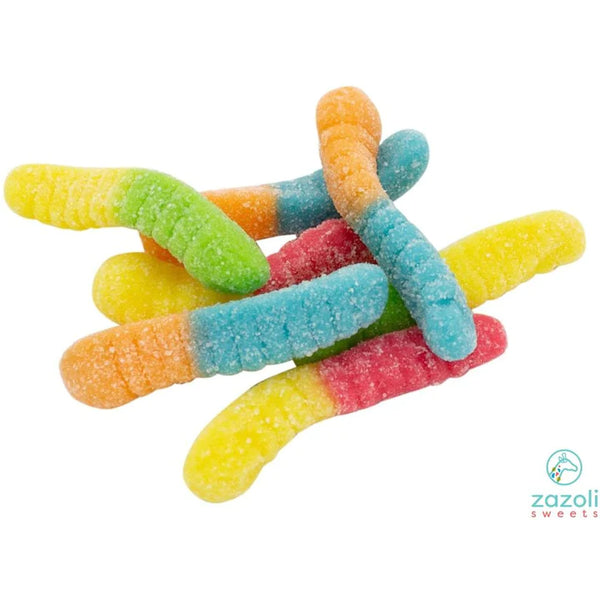 Sour Neon Gummy Worms – Madison K Cookies